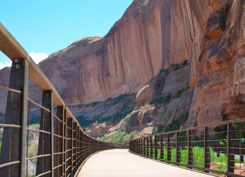 Natural Brown Steel Barrier System Enhances Scenery and Trails at Lion ...